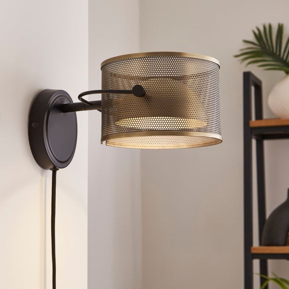 Kansas Diffuser Adjustable Wall Light by Dunelm | ufurnish.com
