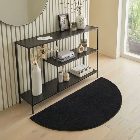 Isla Half Moon Rug by Dunelm | ufurnish.com