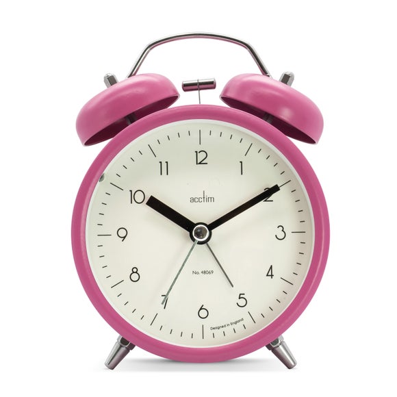 Acctim Aksel Analogue Alarm Clock by Dunelm | uFurnish.com