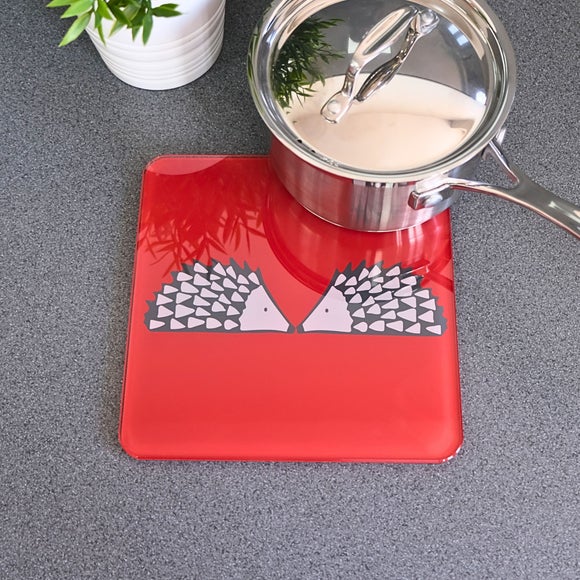 Scion Dexam Spike Red Hot Pot Stand by Dunelm | ufurnish.com