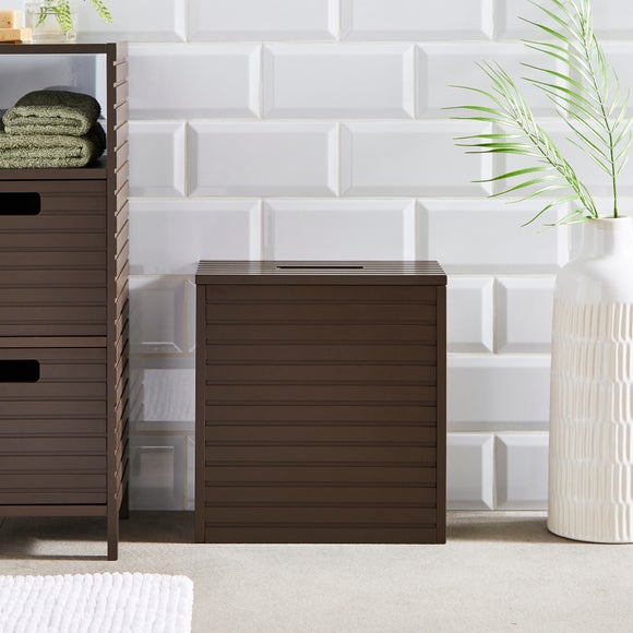 Chocolate Toilet Roll Storage Box by Dunelm | ufurnish.com