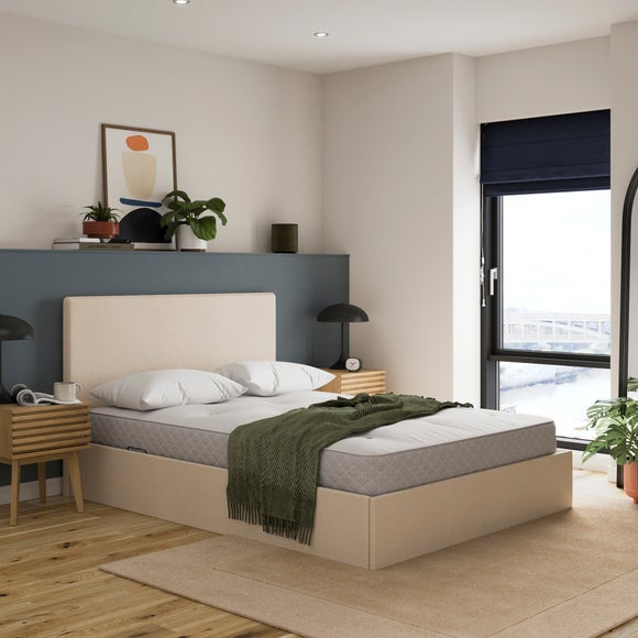 Olton Textured Side Lift Ottoman Bed Frame by Dunelm | uFurnish.com