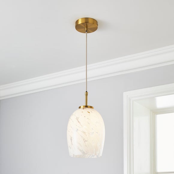 Lilo Tortoiseshell Pendant Light by Dunelm | ufurnish.com