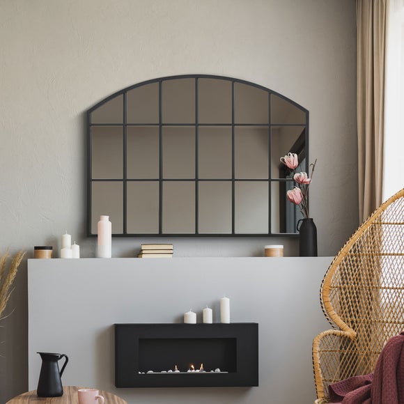 Arcus Window Arched Wall Mirror by Dunelm | ufurnish.com