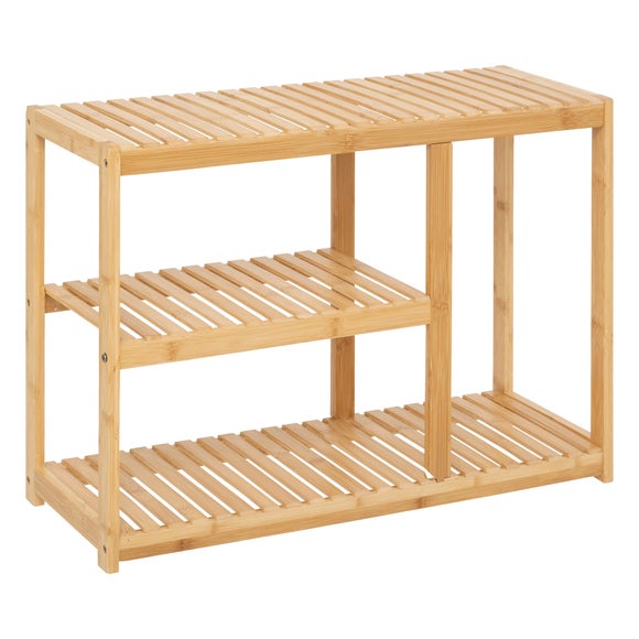 Bamboo 8 Pair Shoe Storage Rack by Dunelm | ufurnish.com