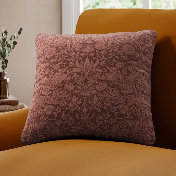 William Morris At Home Strawberry Thief Tonal Made To Order Cushion ...