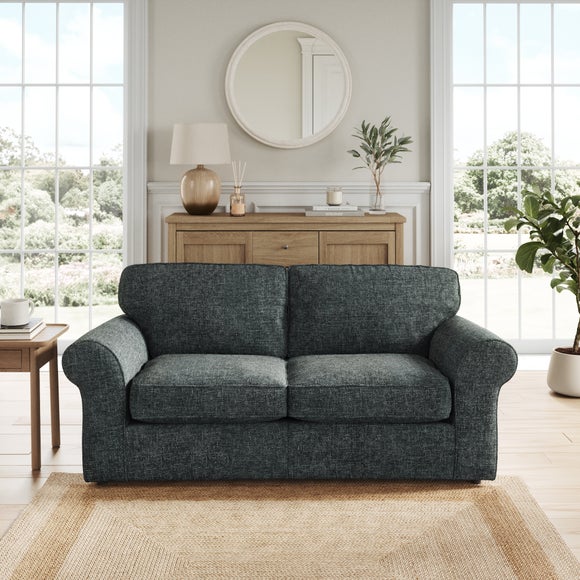 Flori Chunky Chenille 2 Seater Sofa Bed by Dunelm | ufurnish.com