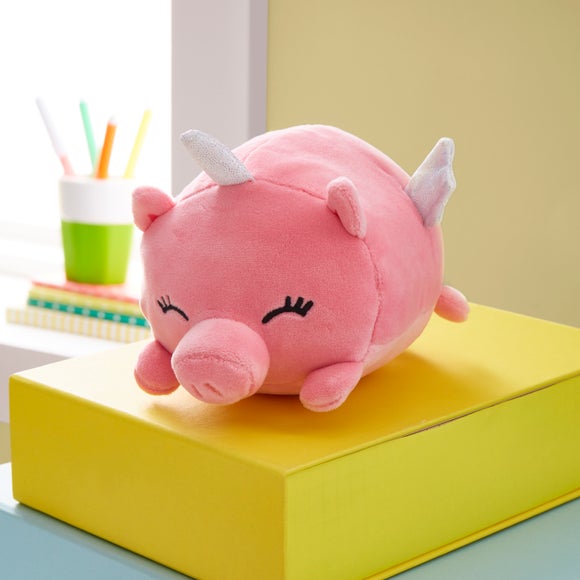 Mini Snuggle Squad Pig Unicorn by Dunelm | ufurnish.com