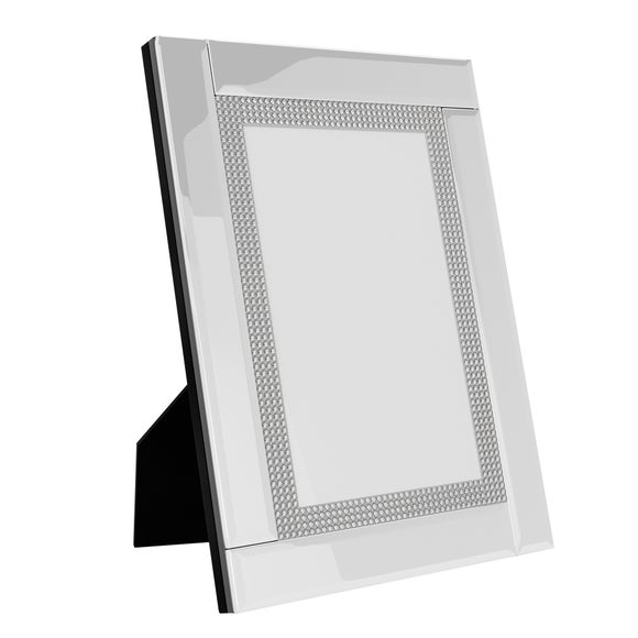 Diamante Silver Photo Frame by Dunelm | uFurnish.com