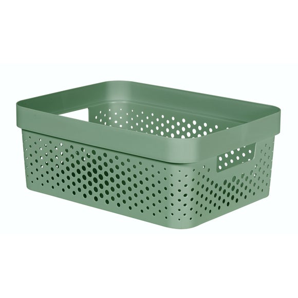 Curver Infinity 100% Recycled Plastic Storage Basket by Dunelm ...