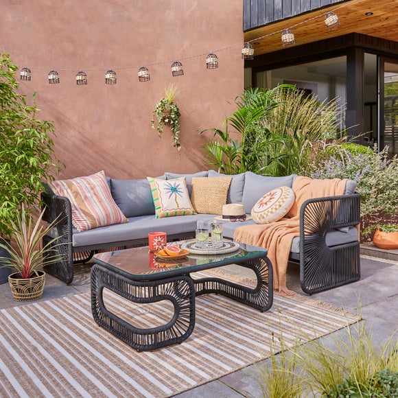 Amazonia Rope Corner Sofa Set by Dunelm | ufurnish.com