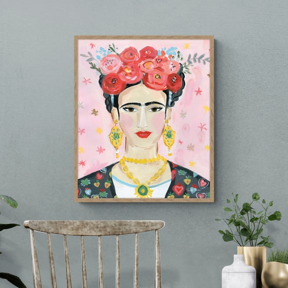 Artko Homage to Frida Framed Print by Dunelm | ufurnish.com
