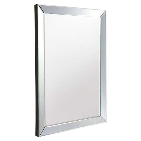 Lyra Rectangle Wall Mirror by Dunelm | uFurnish.com
