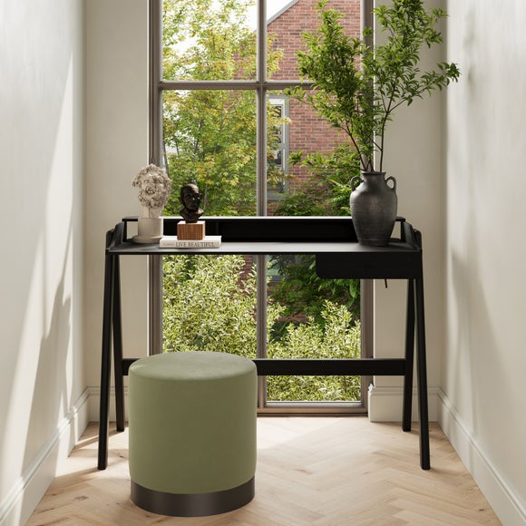 Return - Lark Desk, Black by Dunelm | ufurnish.com