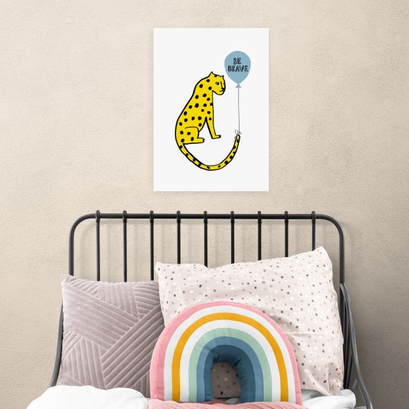 East End Prints Be Brave Leopard Print by Dunelm | ufurnish.com