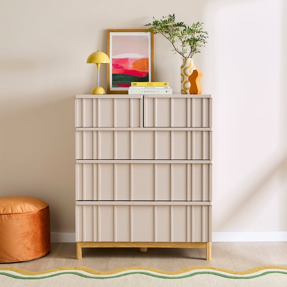 Elements Thompson Tall 5 Drawer Chest by Dunelm | uFurnish.com