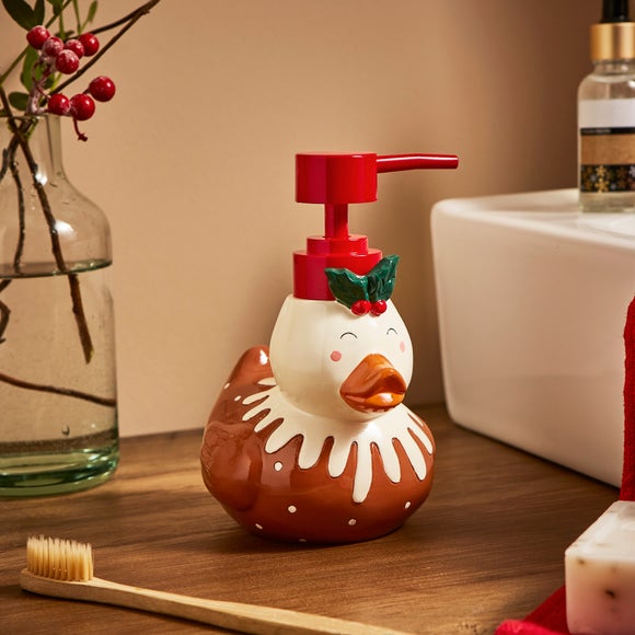 Pudding Rubber Duck Soap Dispenser by Dunelm | ufurnish.com