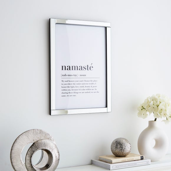 Luxe Silver Mirrored Photo Frame by Dunelm | ufurnish.com