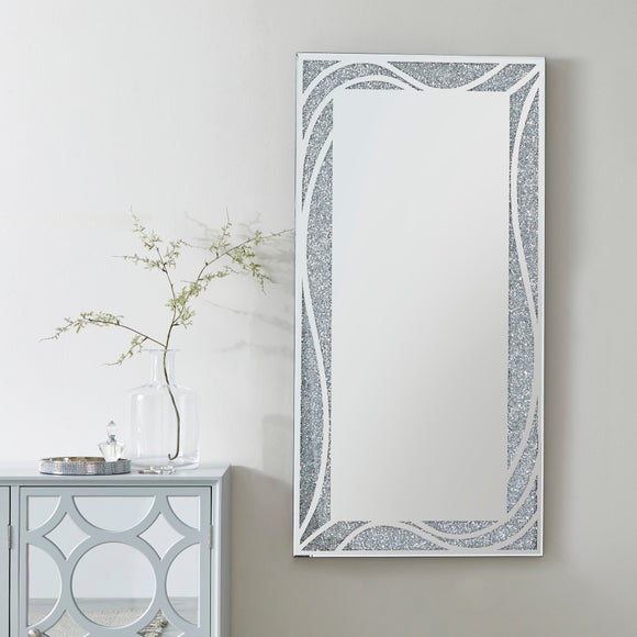 Mirage Rectangle Full Length Wall Mirror by Dunelm | ufurnish.com