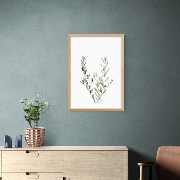 East End Prints Botanical II - Olive Branch Print by Dunelm | ufurnish.com