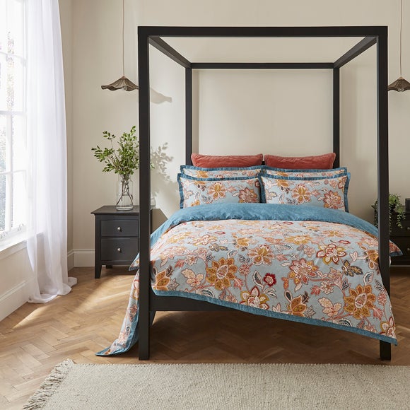 Dorma Samira Cotton Duvet Cover & Pillowcase Set by Dunelm | ufurnish.com