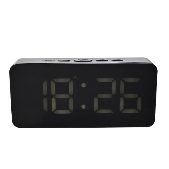 Hometime Digital LED Alarm Clock by Dunelm | uFurnish.com