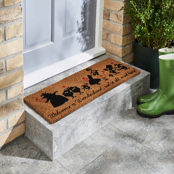 Alice in Wonderland Coir Step Mat by Dunelm | ufurnish.com