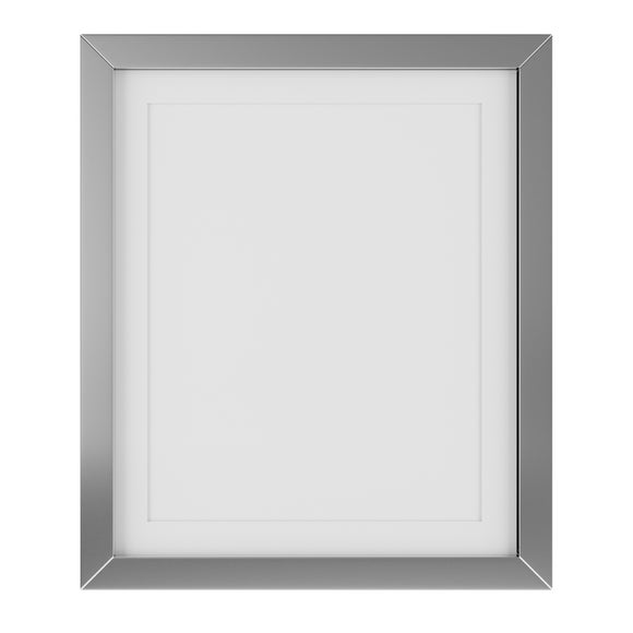 Essentials Silver Box Photo Frame by Dunelm | ufurnish.com