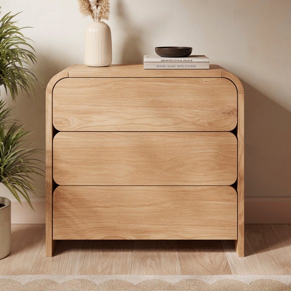 Bennett 3 Drawer Chest by Dunelm | uFurnish.com