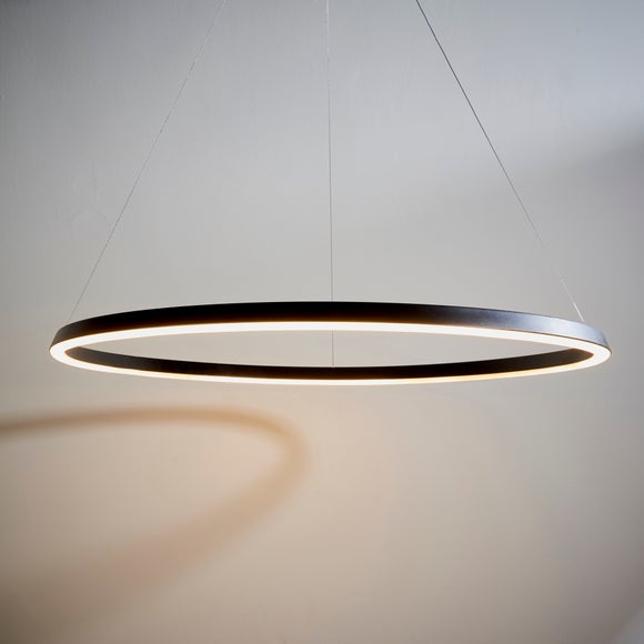 Vogue Wheeler Integrated LED Hoop Ceiling Light by Dunelm | ufurnish.com