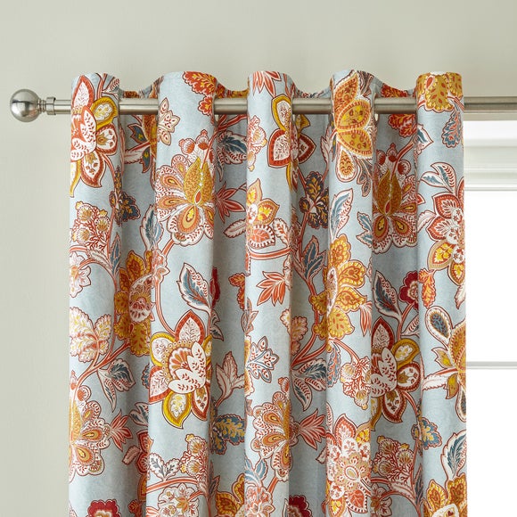 Dorma Samira Blackout Eyelet Curtains by Dunelm | ufurnish.com