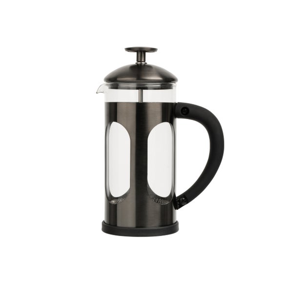 Siip Infuso Gunmetal Stainless Steel Glass 3 Cup Cafetiere by Dunelm ...