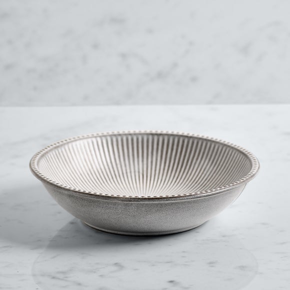 Steeple Embossed Pasta Bowl by Dunelm | ufurnish.com