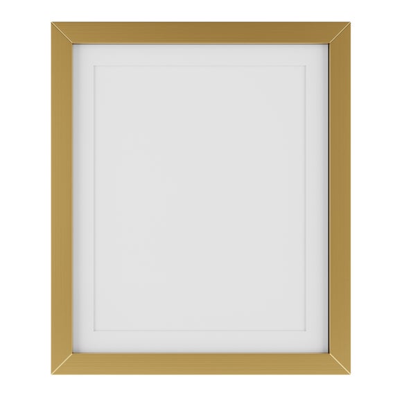Essentials Gold Box Photo Frame by Dunelm | ufurnish.com