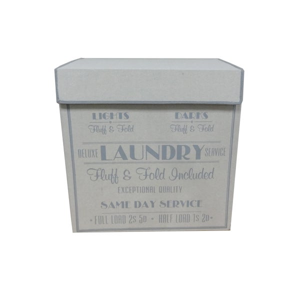 Salvage Dark Lights Laundry Basket by Dunelm | ufurnish.com