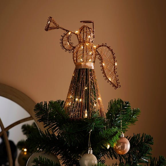 Light Up Angel Tree Topper by Dunelm | ufurnish.com