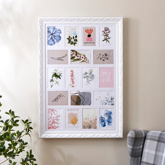 Swept White Multi Photo Frame by Dunelm | ufurnish.com