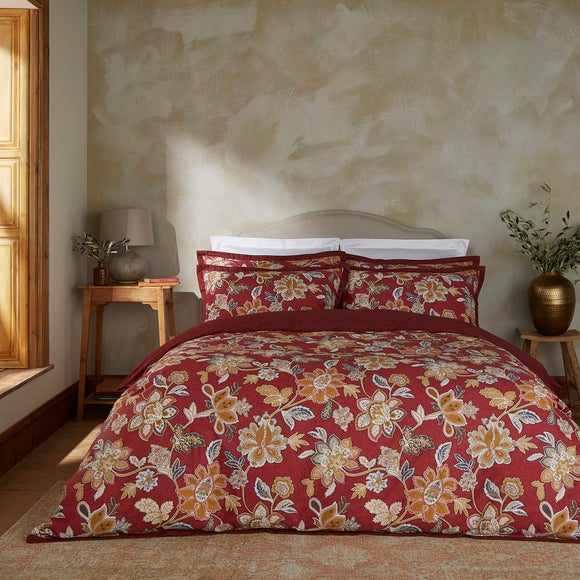 Dorma Samira Cotton Duvet Cover & Pillowcase Set by Dunelm | ufurnish.com