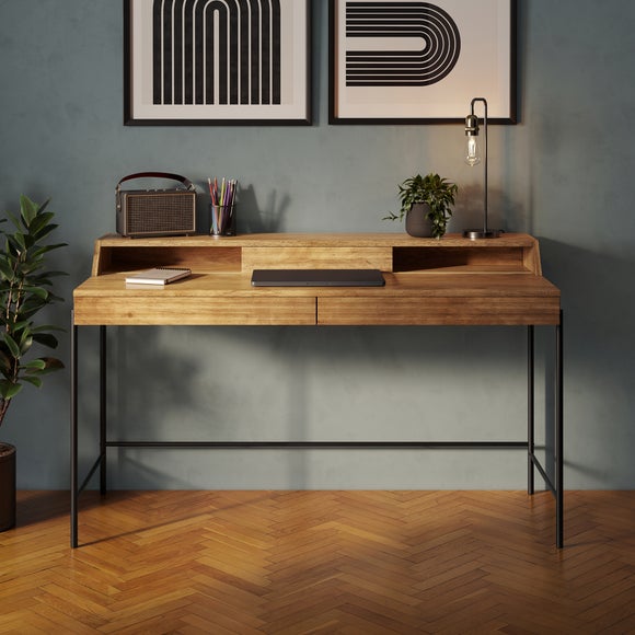 Bryant Wide Storage Desk by Dunelm | ufurnish.com