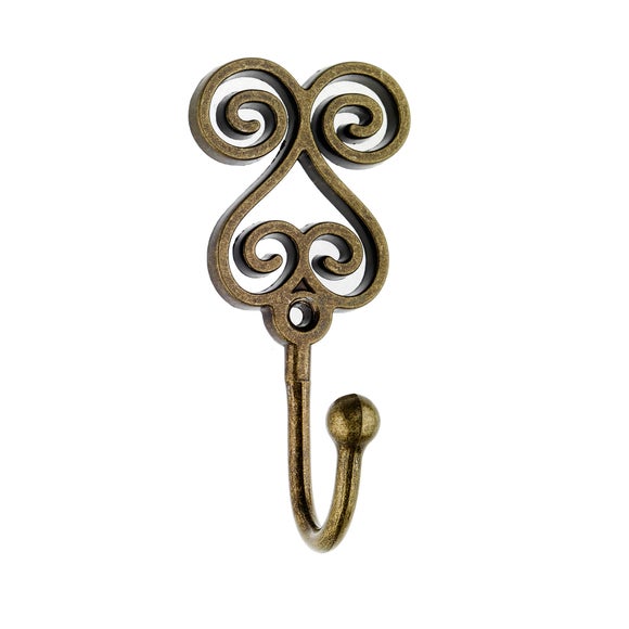 Swirl Curtain Tieback Hooks by Dunelm | ufurnish.com