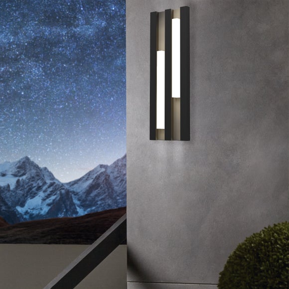 EGLO Fandina Modern LED Indoor Outdoor Wall Light by Dunelm | ufurnish.com