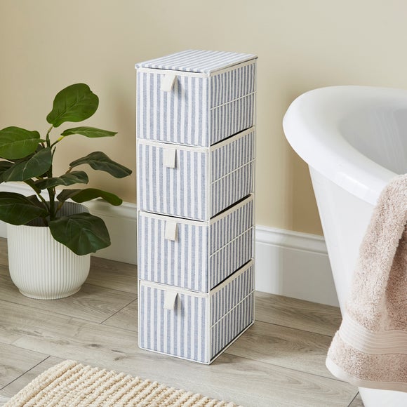 Coastal Stripe Storage Drawers by Dunelm | ufurnish.com