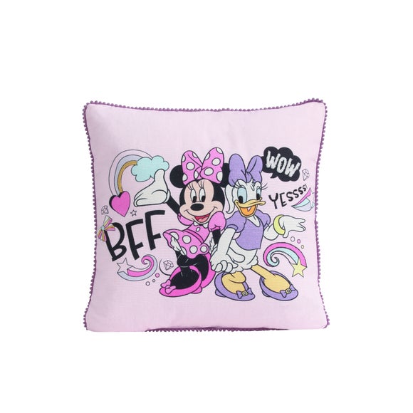 Minnie Mouse Daisy Printed Cushion by Dunelm | uFurnish.com