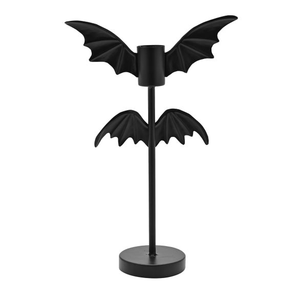 Double Bat Wing Candlestick Holder by Dunelm | ufurnish.com