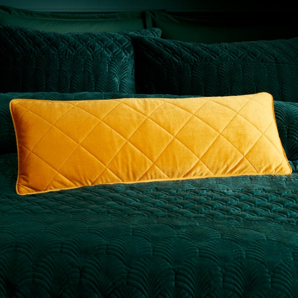 Castleton Quilted Rectangle Cushion Cover by Dunelm | ufurnish.com