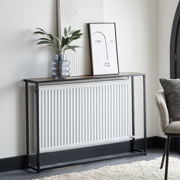 Roland Rustic Wood Wide Slim Console Table by Dunelm | ufurnish.com