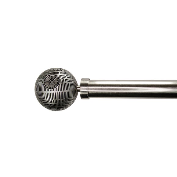Star Wars Death Star Extendable Metal Eyelet Curtain Pole by Dunelm ...