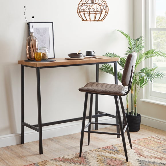 Vixen 2 Seater Rectangular Bar Table by Dunelm | ufurnish.com