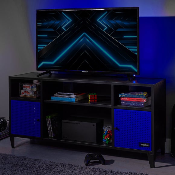 "X Rocker Mesh Tek Media TV Unit for TVs up to 50""" by Dunelm ...