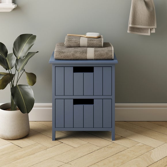 Ronnie 2 Drawer Bathroom Storage Unit by Dunelm | ufurnish.com